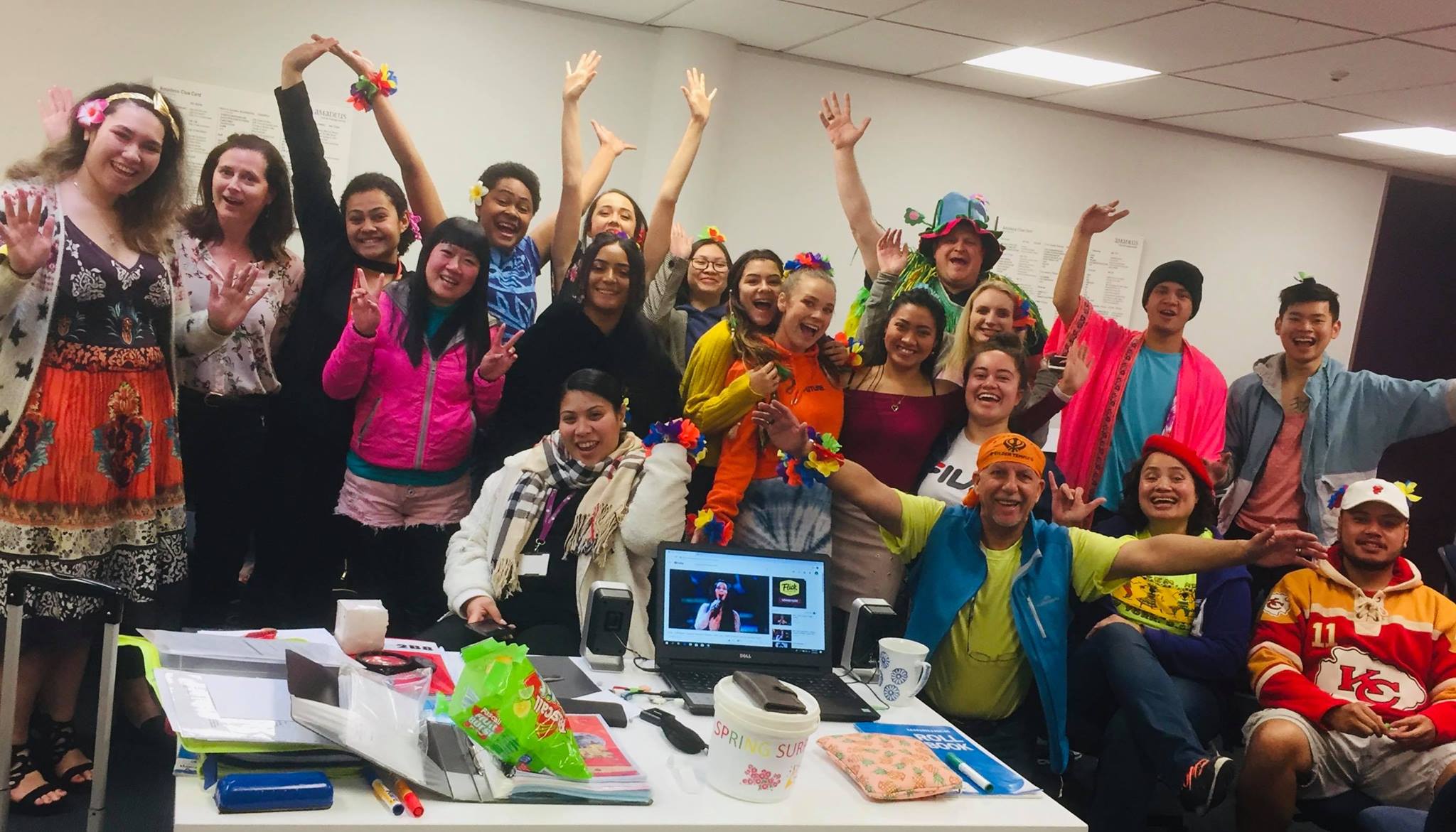 ITC students dress up in colour to raise money for Kidscan