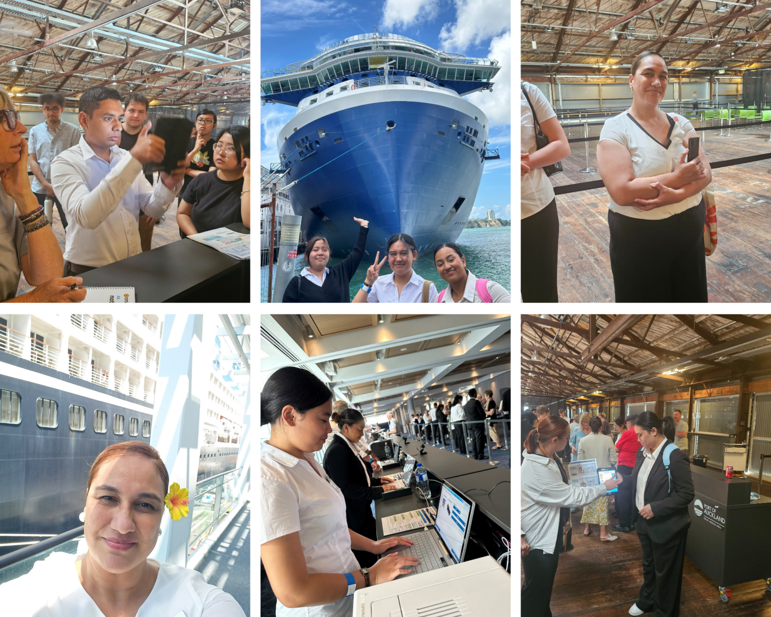 ITC students once again help out with busy cruise ship turnarounds